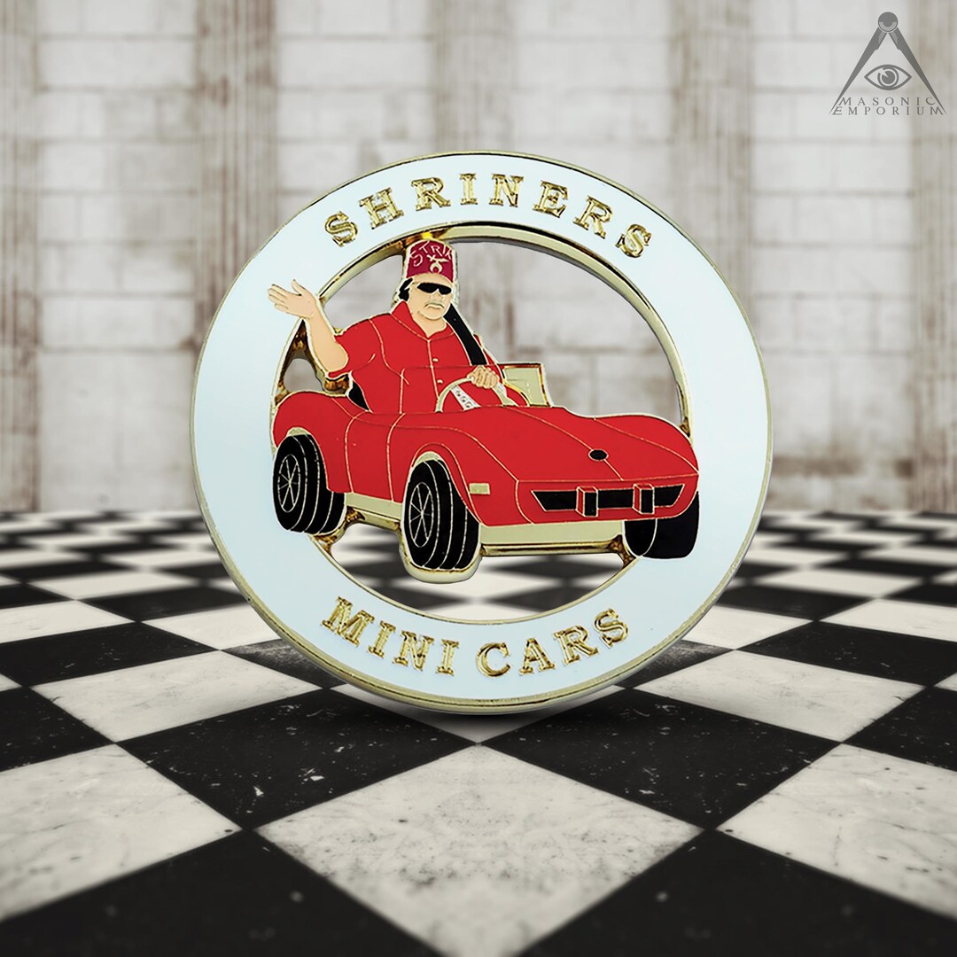 Shriner Mini Car Auto Emblem - Etsy