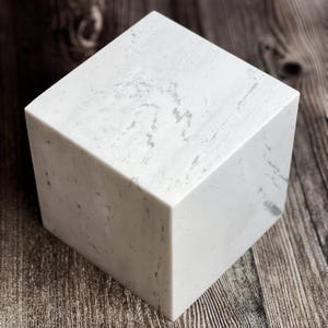 White Marble Masonic Cube - 6" Stone - Etsy