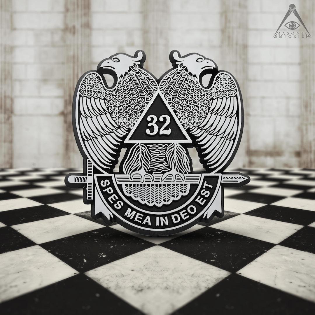 Chrome 32nd Degree Scottish Rite Auto Emblem - Etsy