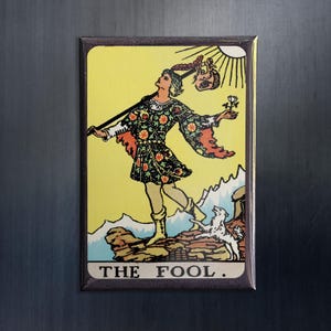 The Fool Tarot Refrigerator Magnet - Etsy