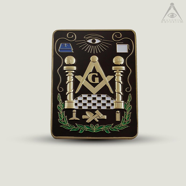 Lodge Symbols Masonic Auto Emblem - Etsy