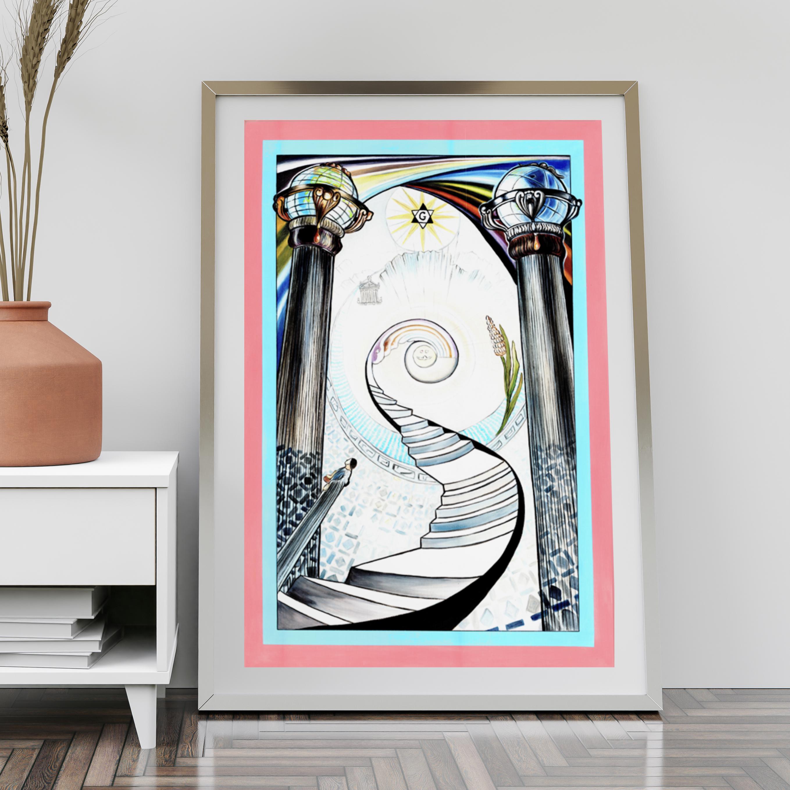 Harris FC Masonic Tracing Board Poster - Etsy