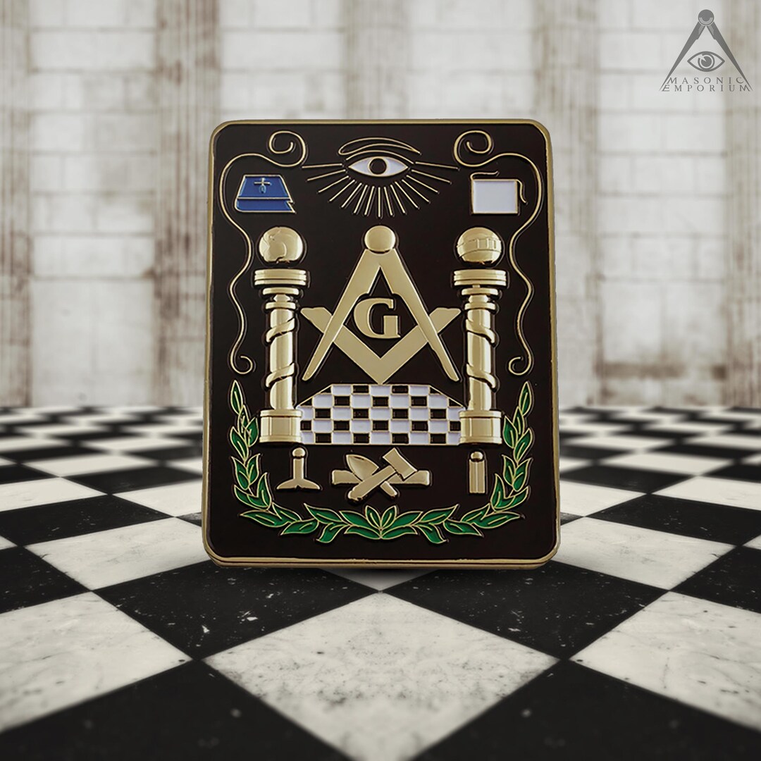 Lodge Symbols Masonic Auto Emblem - Etsy