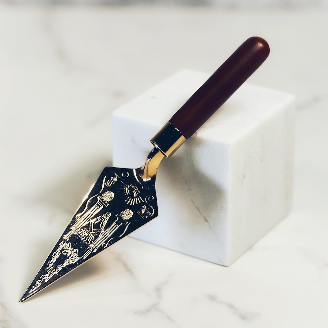 Engraved, Decorative Masonic Gift Trowel - Etsy