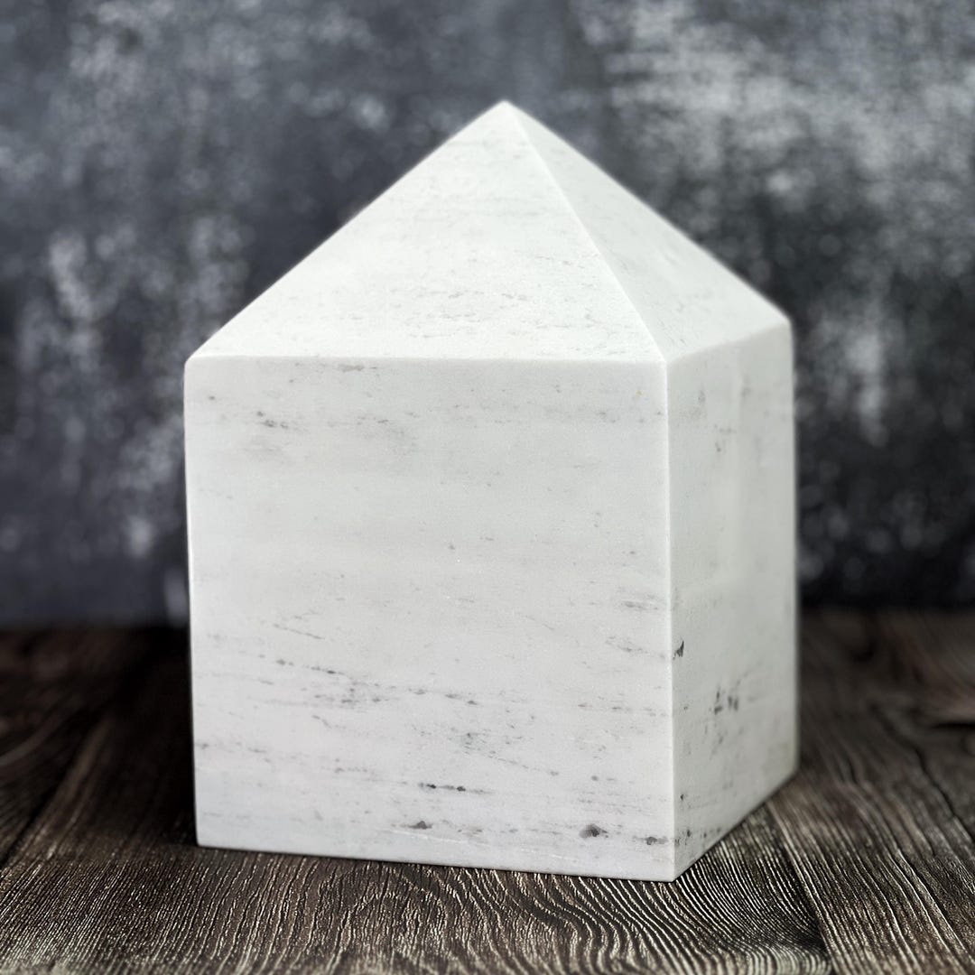 6" X 6" X 9 1/2" Masonic Pointed Cubical Stone Marble - Pyramid - Etsy