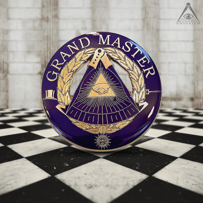 Grand Master Square and Compass Masonic Auto Emblem - Etsy