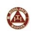 Royal Arch Masons Round Masonic Lapel Pin – Red & Gold - Etsy