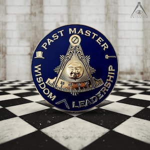 Past Master Wisdom Leadership Masonic Auto Emblem - Etsy
