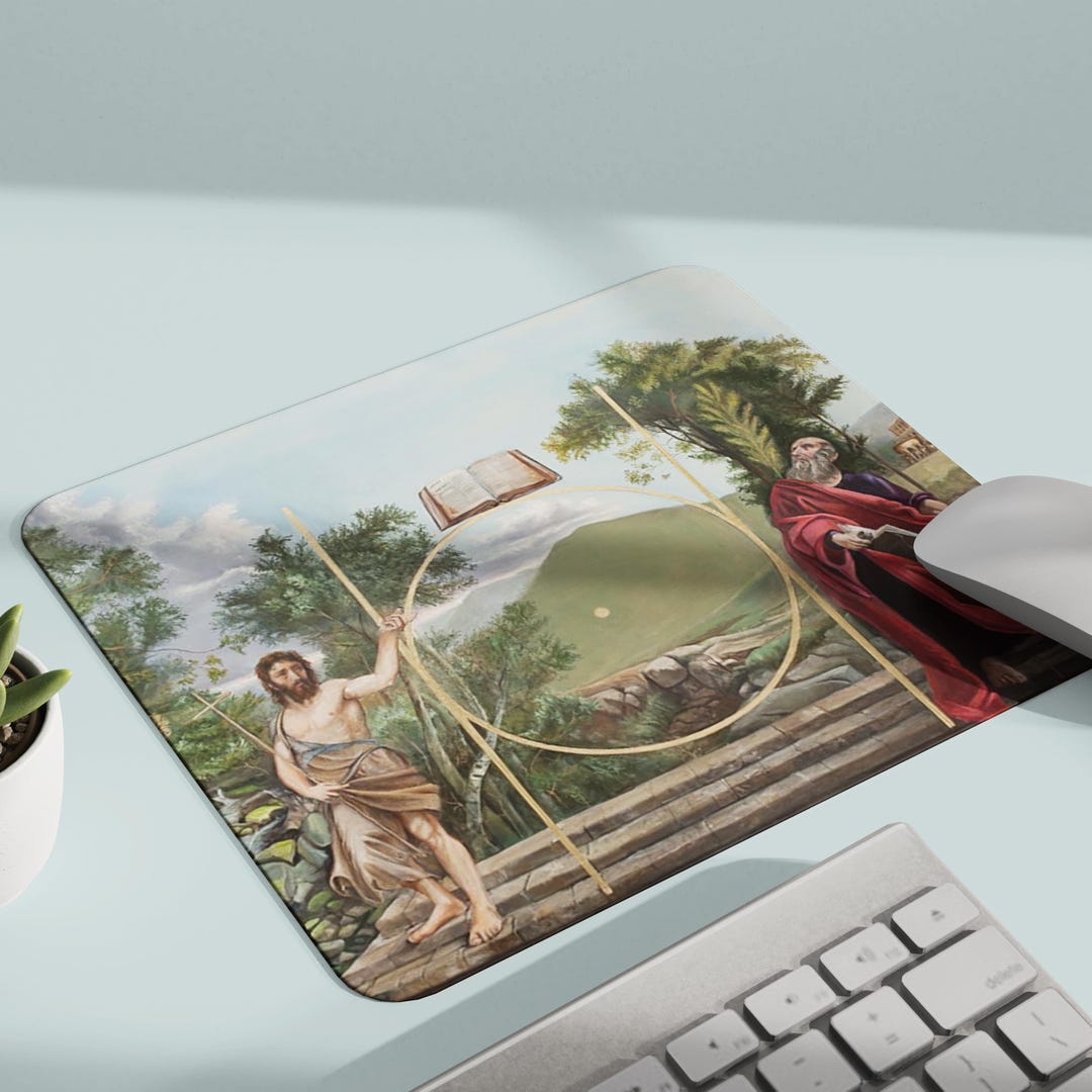 Masonic Two Saints John Mouse Pad - Etsy