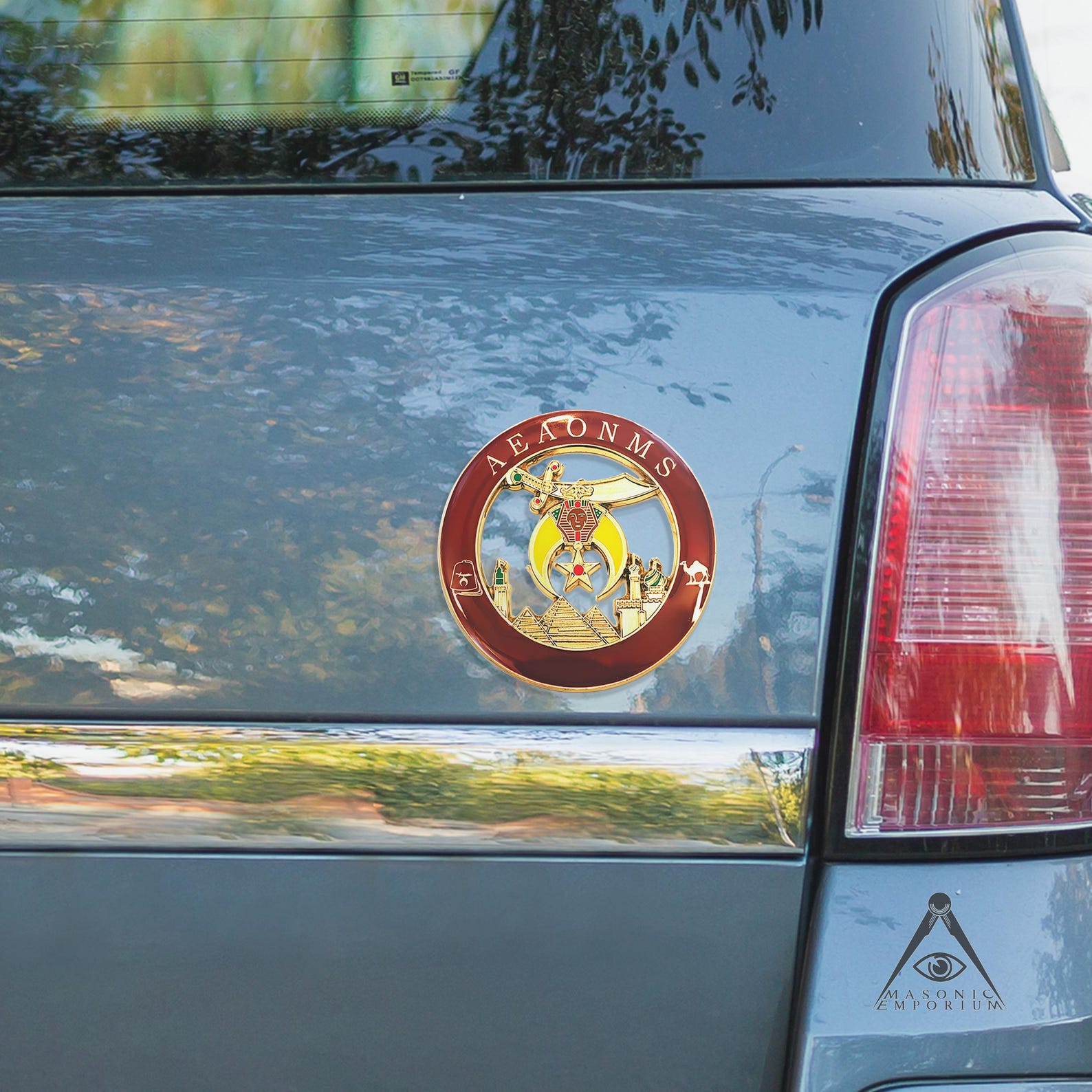 Shriner AEAONMS Auto Emblem - Etsy