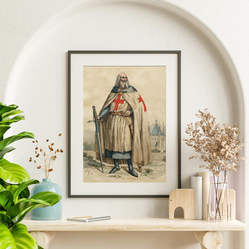 Jacques De Molay Templar Poster - Etsy