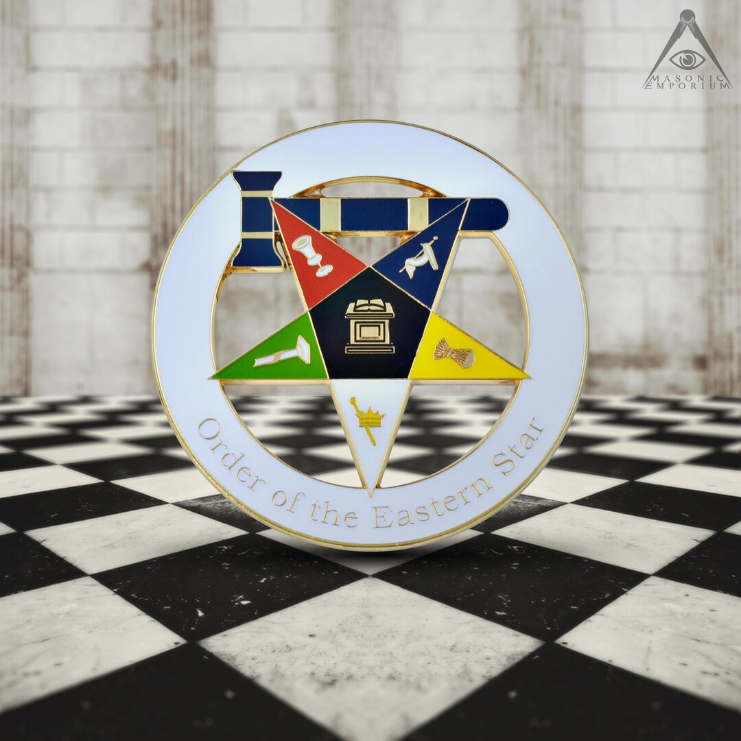 Order of the Eastern Star Matron Cutout Auto Emblem - Etsy