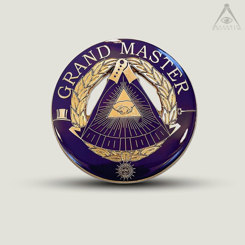 Grand Master Square and Compass Masonic Auto Emblem - Etsy