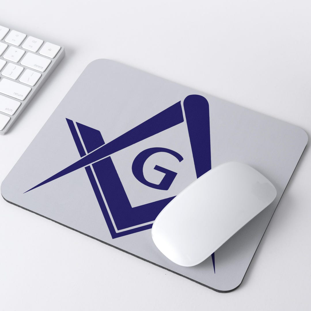 Masonic Blue Square and Compass Mouse Pad - Etsy
