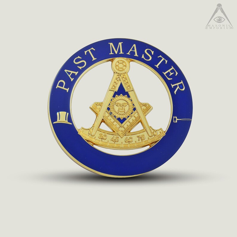 Past Master Cutout Masonic Auto Emblem - Etsy
