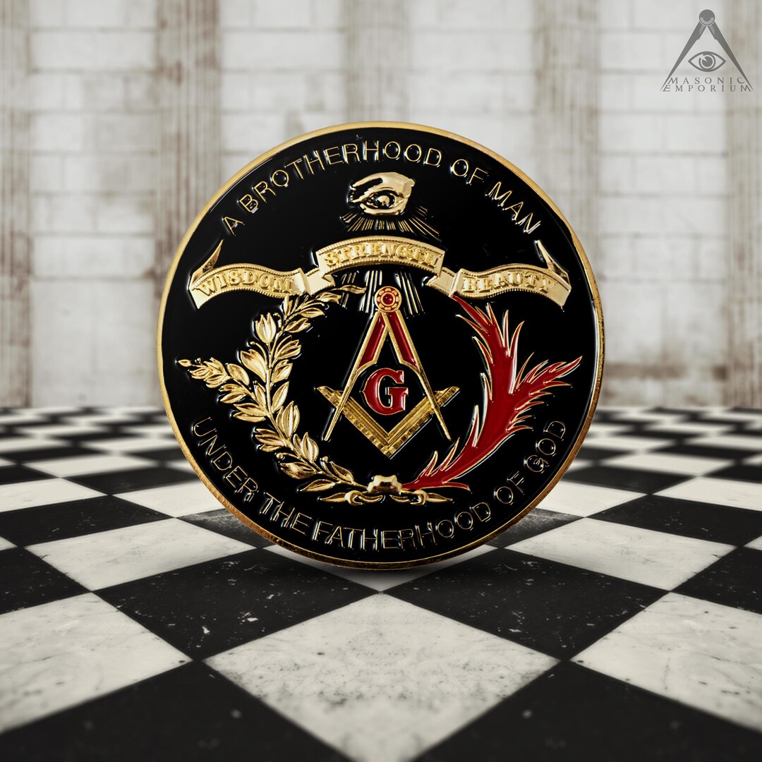 A Brotherhood of Man Masonic Auto Emblem - Etsy