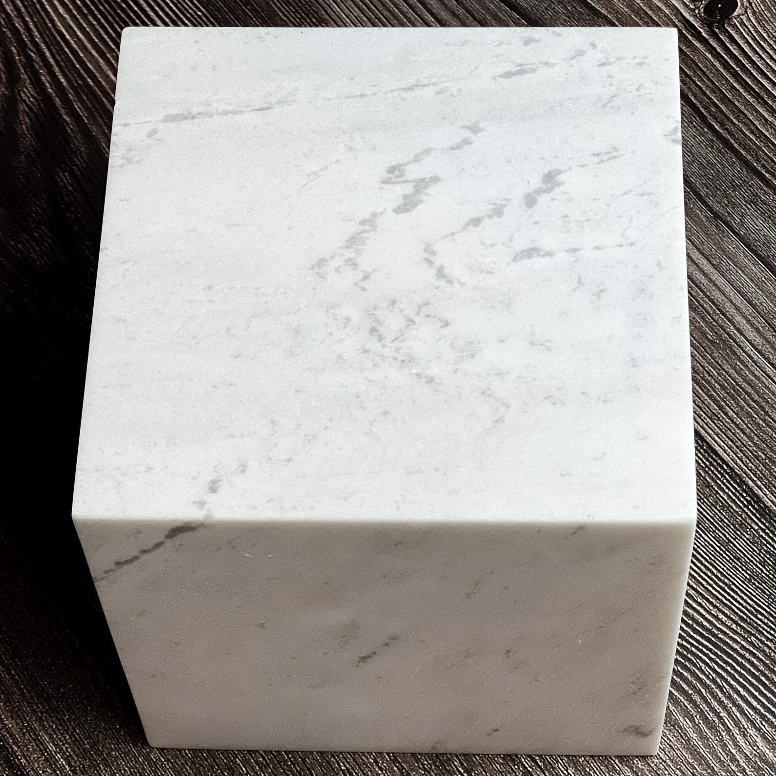 White Marble Masonic Cube - 6" Stone - Etsy