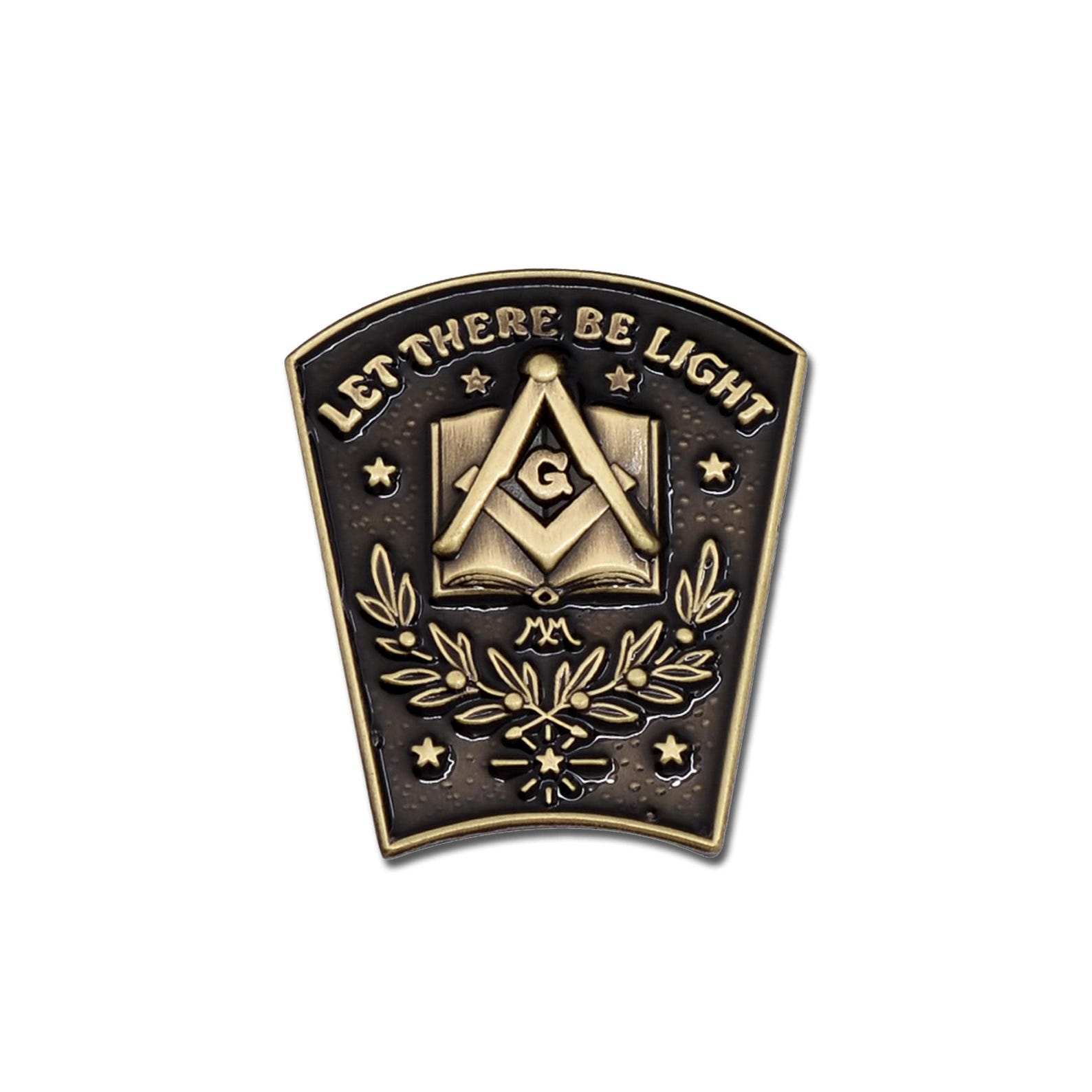 Let There Be Light Keystone Masonic Lapel Pin – Antique Brass - Etsy