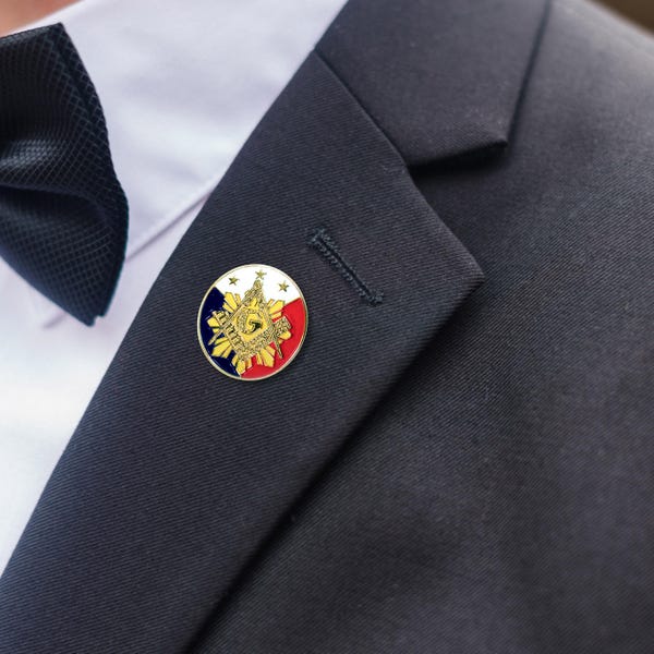 Filipino Flag Pin - Etsy
