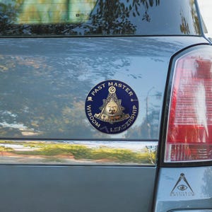 Past Master Wisdom Leadership Masonic Auto Emblem - Etsy