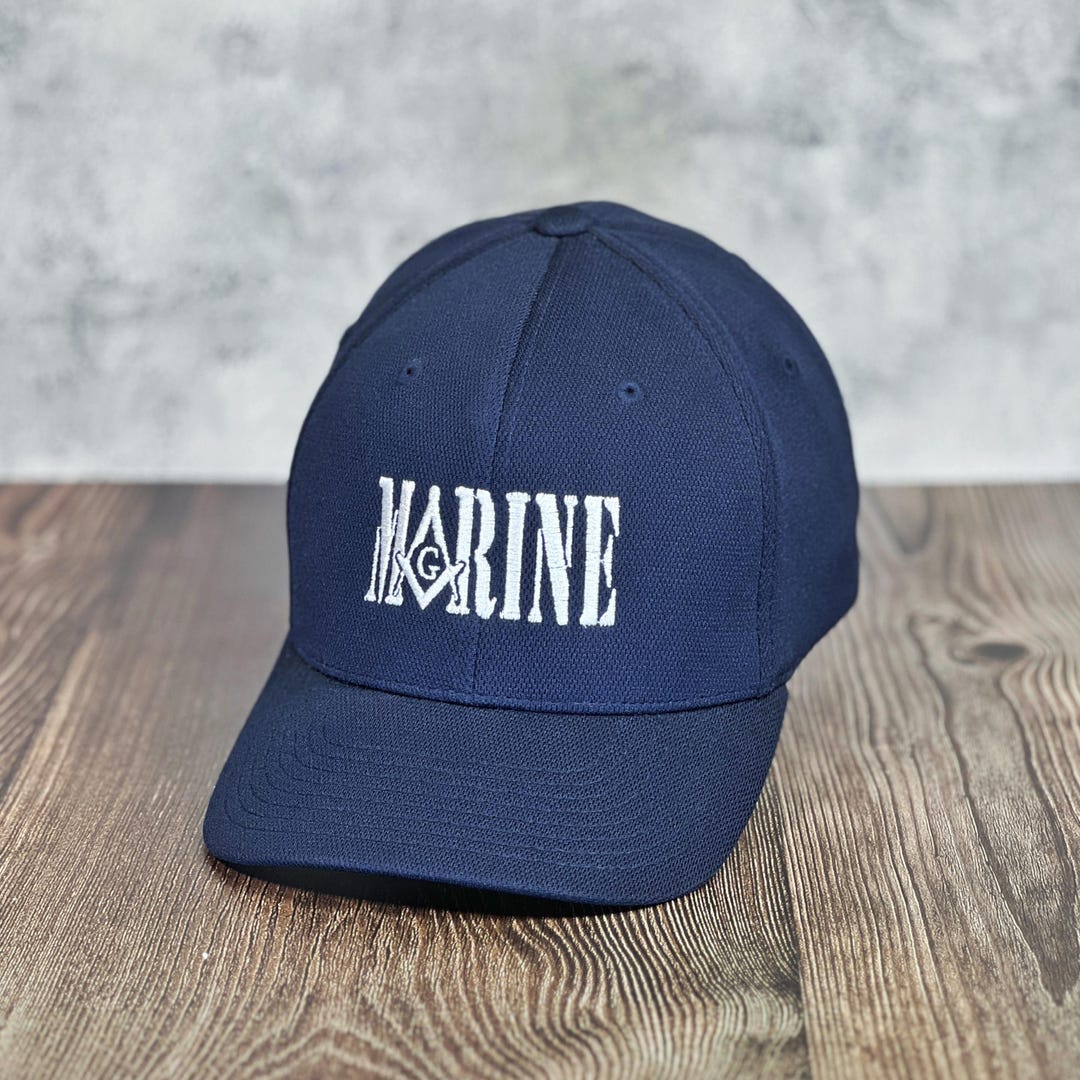 Masonic Marine Mason Flexfit Baseball Hat - Etsy