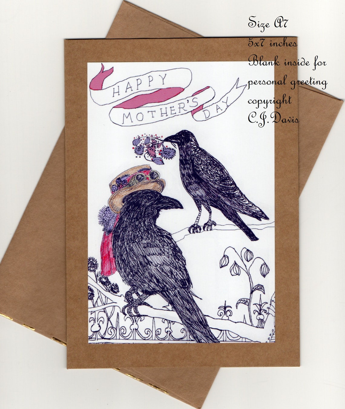 Unique Crow Card Congrats, Graduation, Weddings, More Country ...