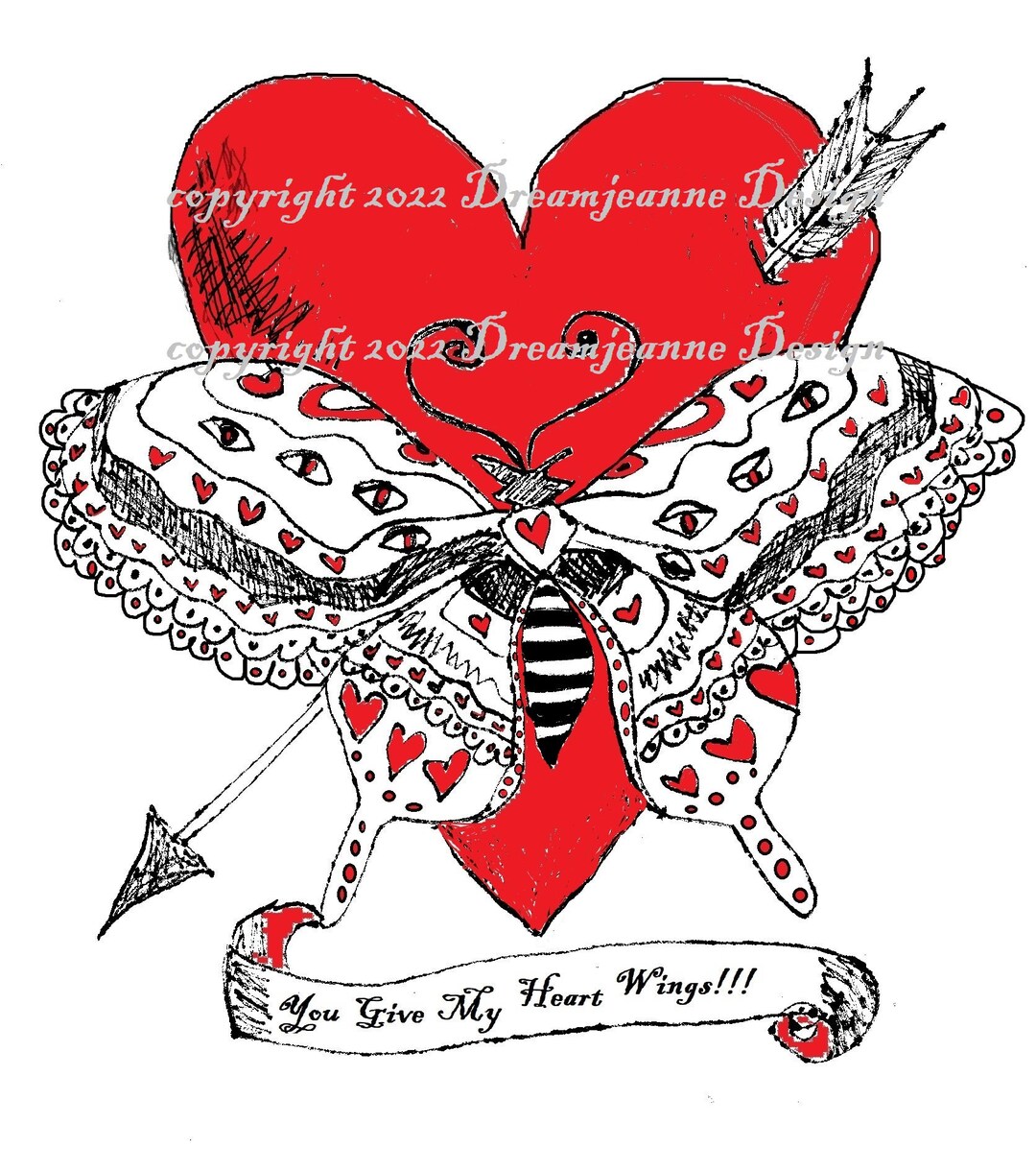 Moth Pen and Ink Drawing by CJ Davis Vintage Victorian Look - Etsy