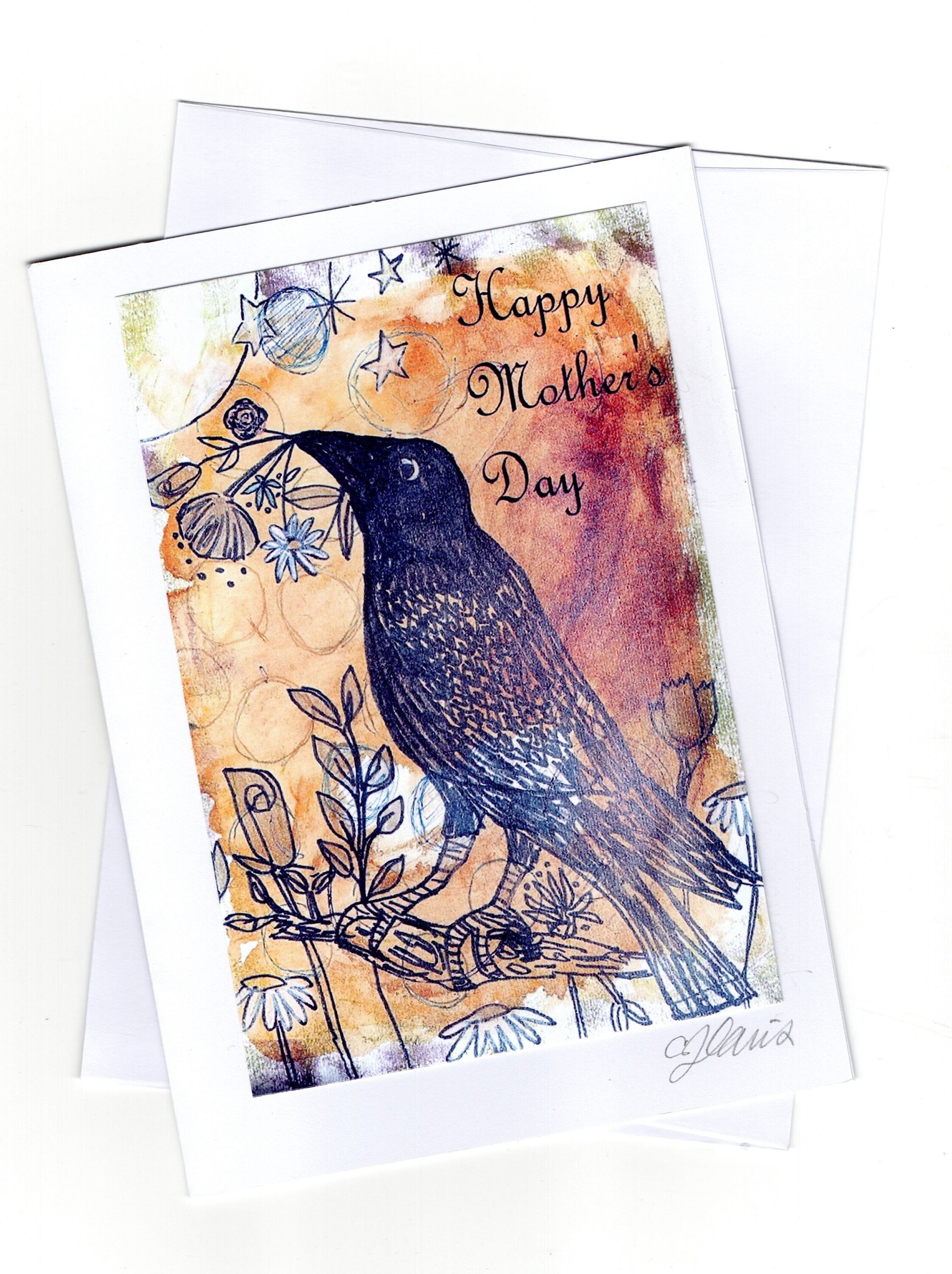 Unique Crow Card Congrats, Graduation, Weddings, More Country ...