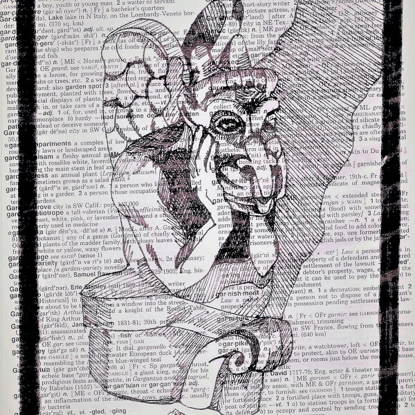 Gargoyle Gothic Printable - Etsy