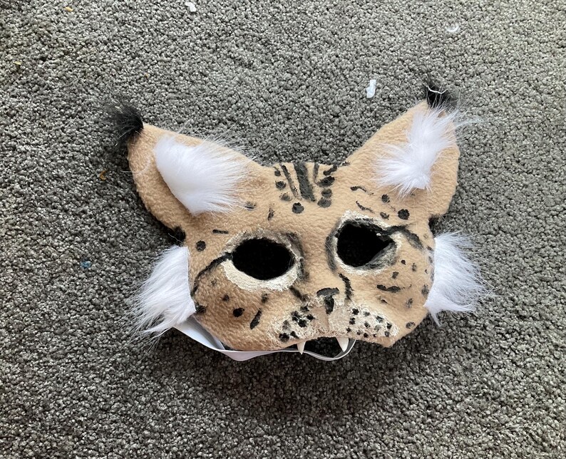 Linx or Bangal Cat Mask - Etsy