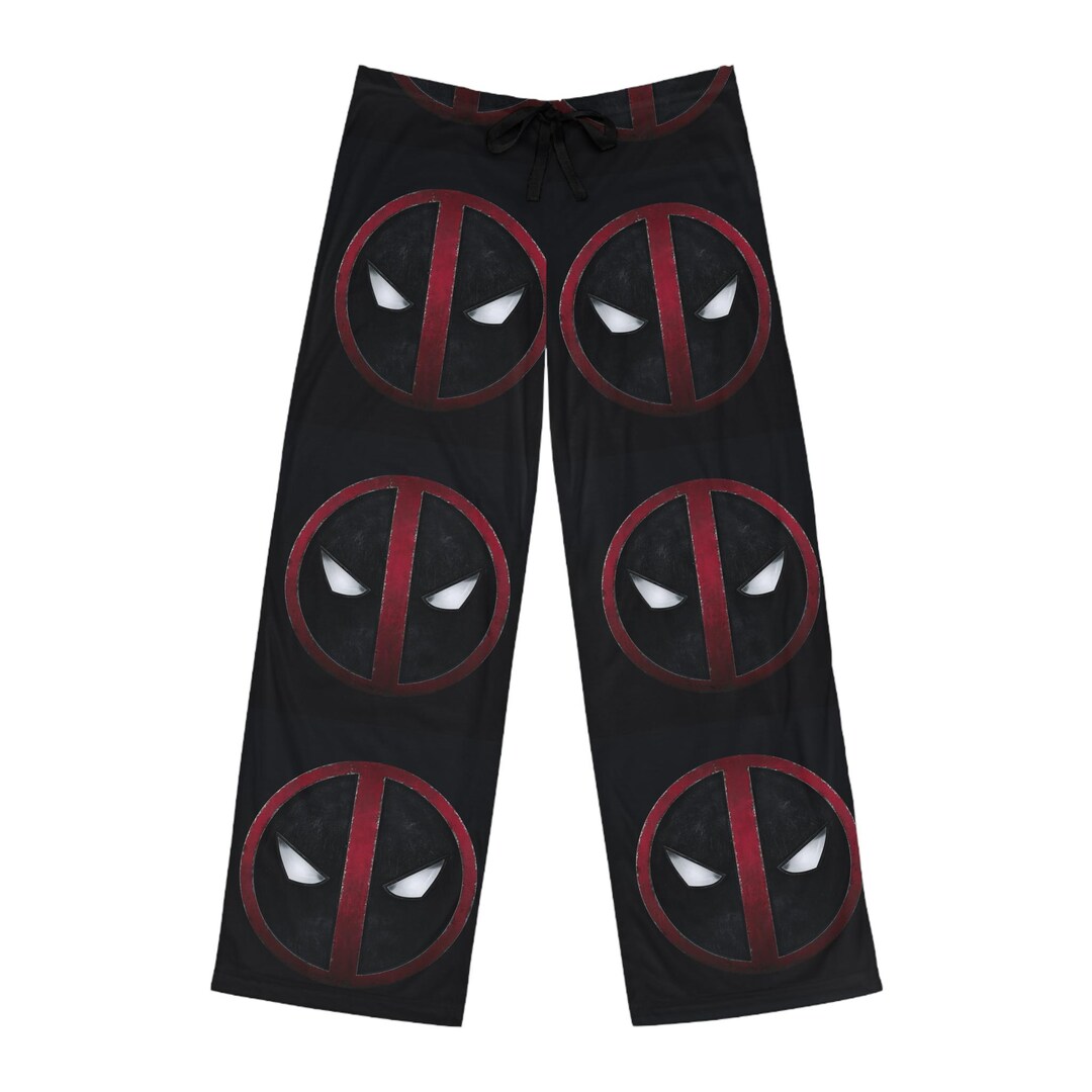Deadpool Men's Pajama Pants, Marvel Comics Lounge Sleepwear, Funny ...