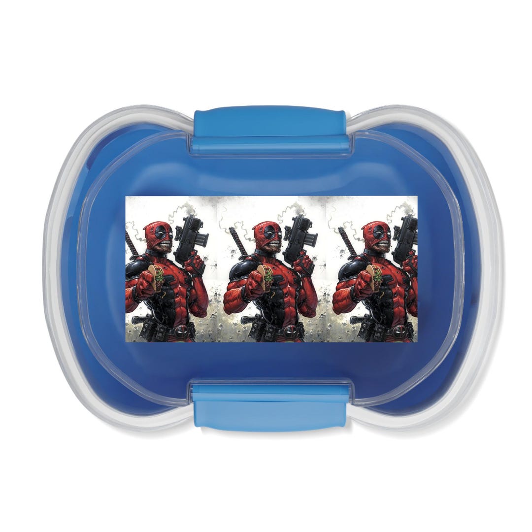Deadpool Two-tier Bento Box, Marvel Comics Lunch Container, Geeky Food ...