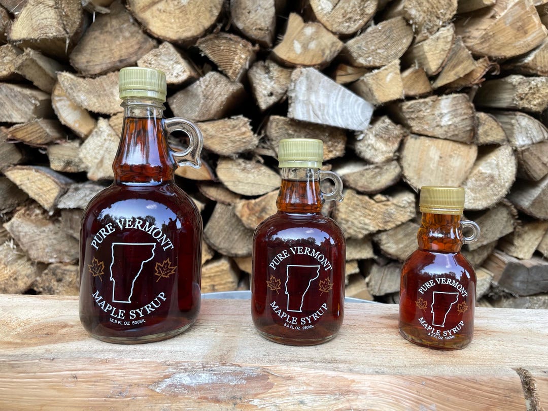 VT Grade A Wood Fired Maple Syrup - Etsy