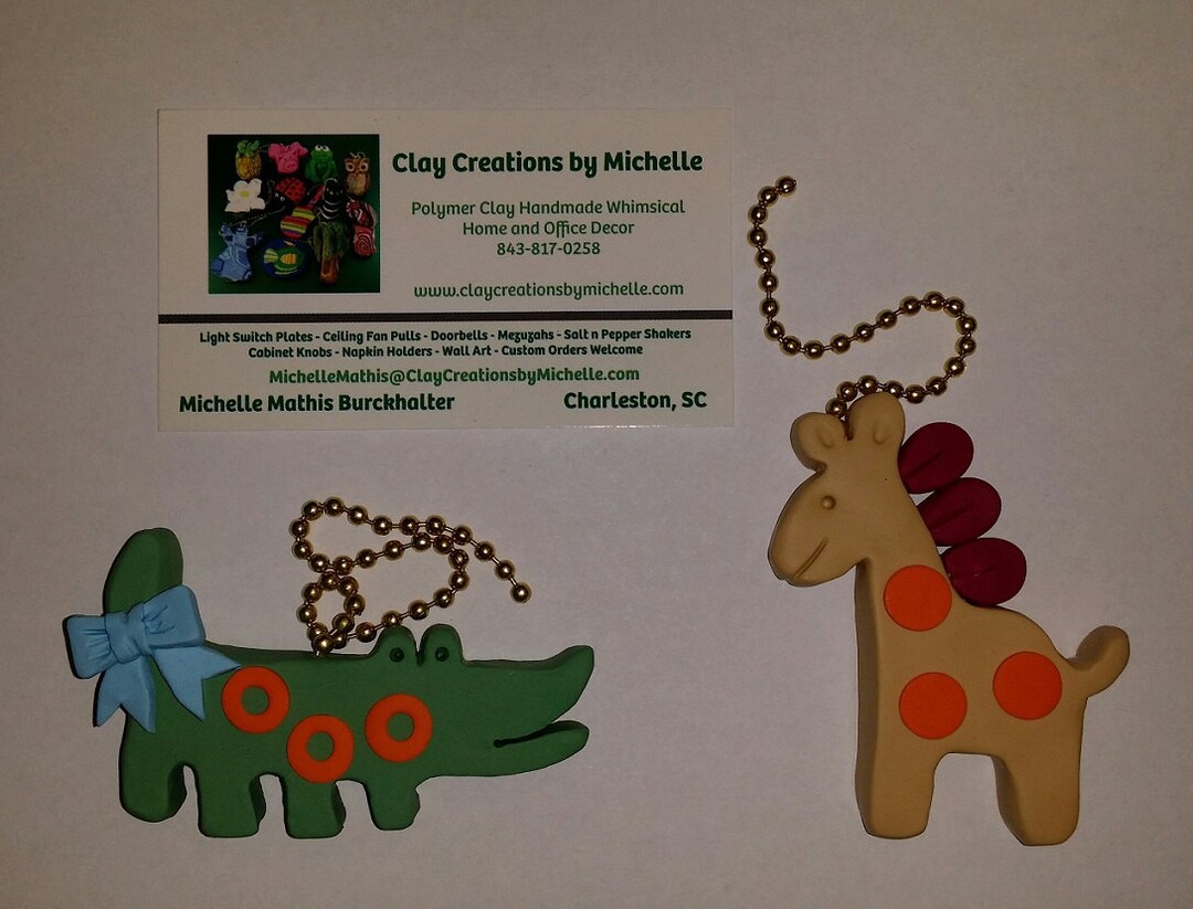 Lollipop Jungle Ceiling Fan Pulls by Llambs and Ivy - Etsy