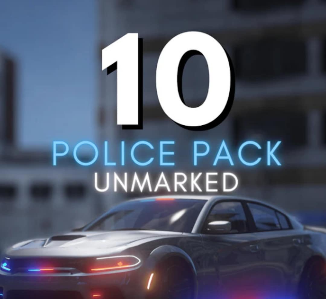 Fivem Police Unmarked Car Pack 10 Vehicles - Etsy