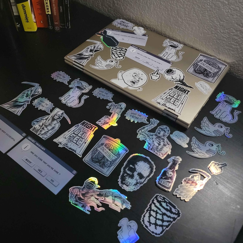 Cyber Anarchist Stickers Variety Pack — Hacker Symbols, Cyberpunk ...
