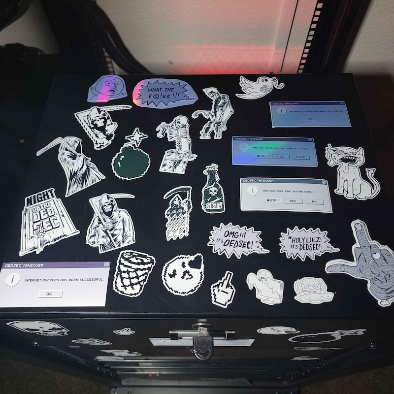 Funny Cyber Sticker Pack - Etsy