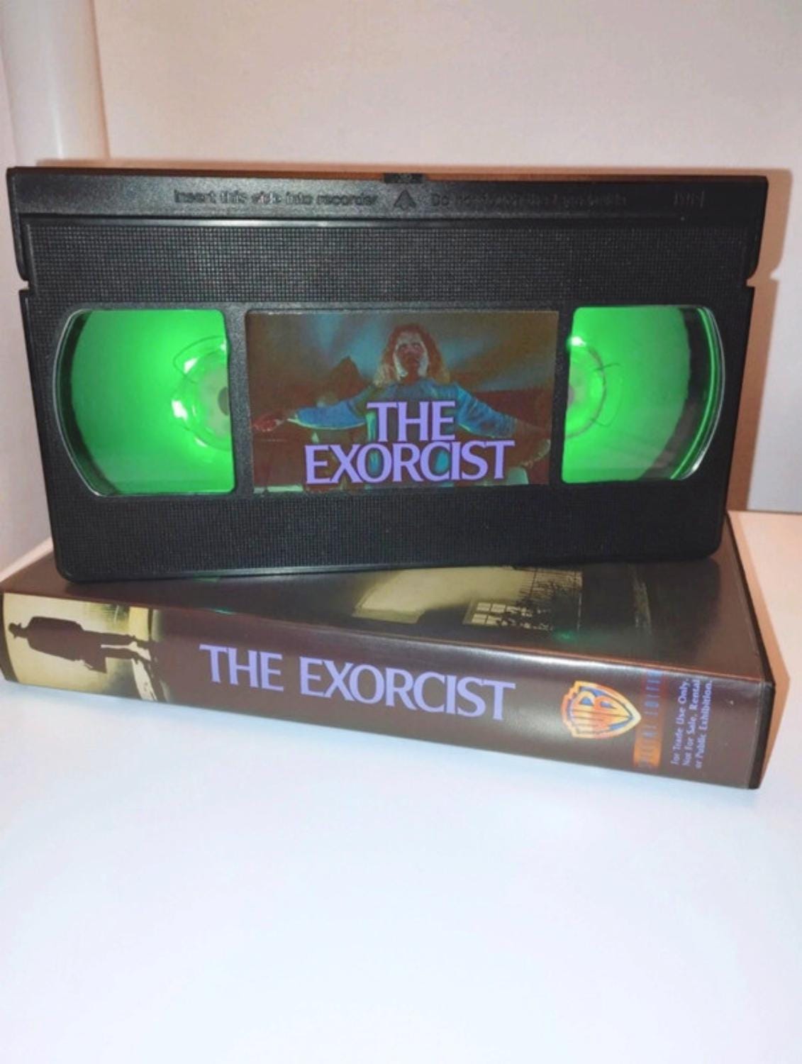 The Exorcist Decorative VHS Led Lamp Horror Movie Retro VCR Decor - Etsy