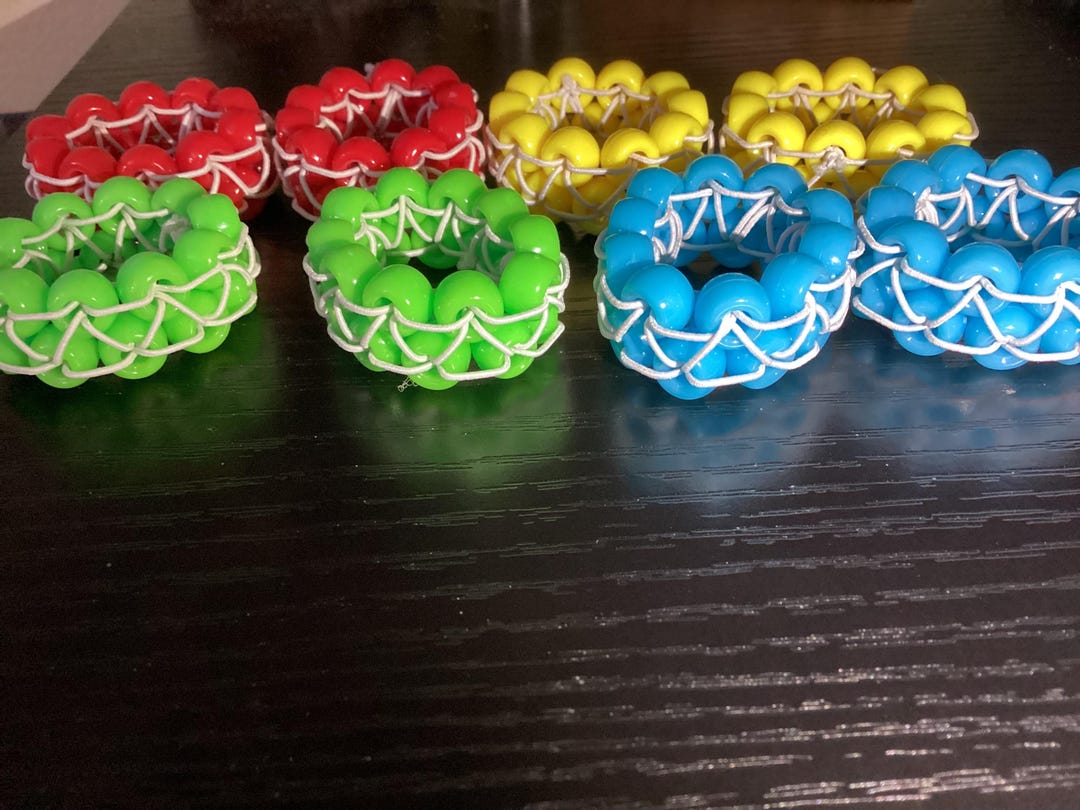 Kandi/beaded Fidget Ring Stress Toy (BUY 2 GET 1 FREE) - Etsy