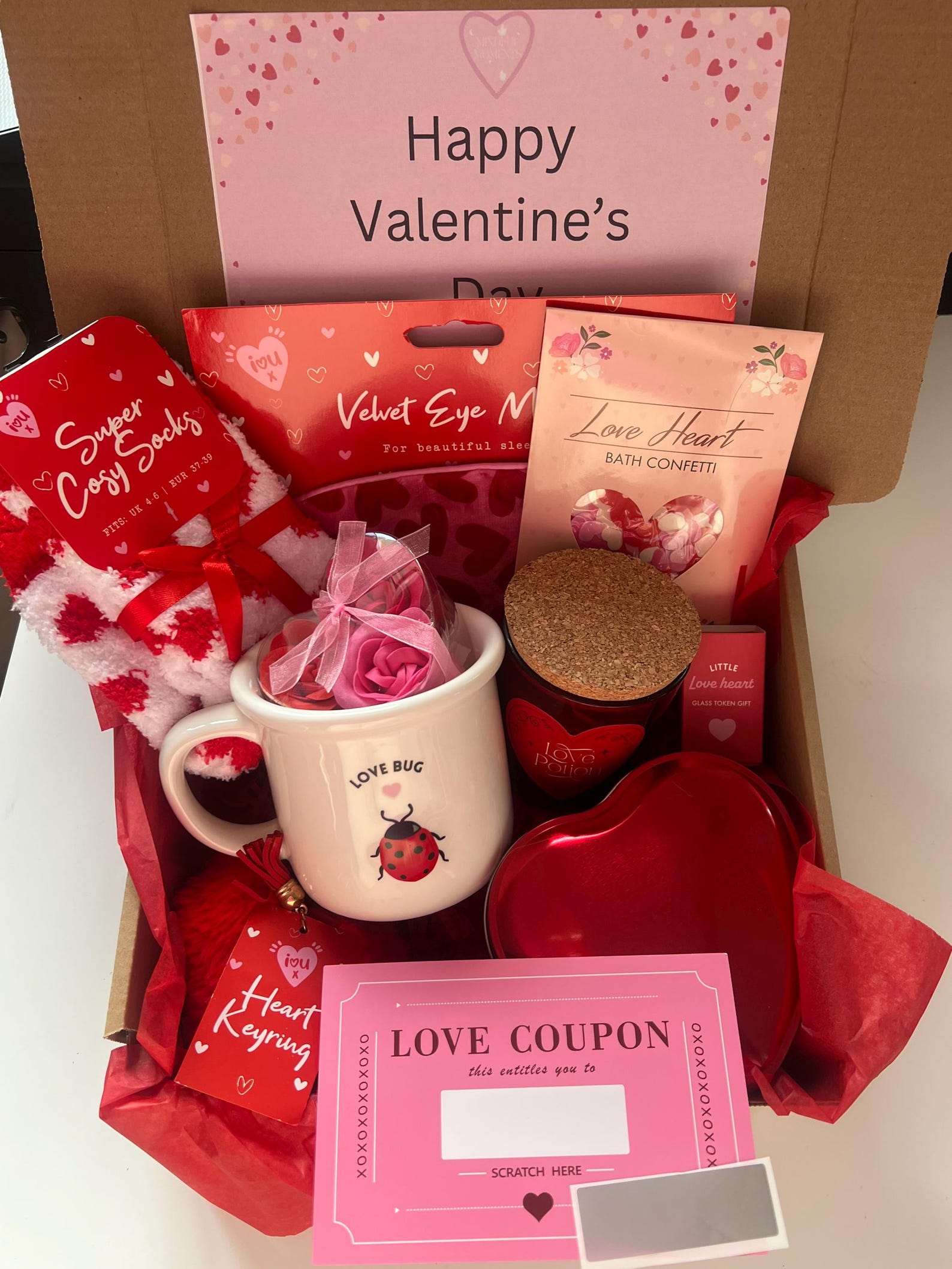 Happy Valentine's Day Gift Box - Style 1 - Etsy