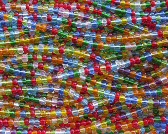 Transparent glass beads | Etsy