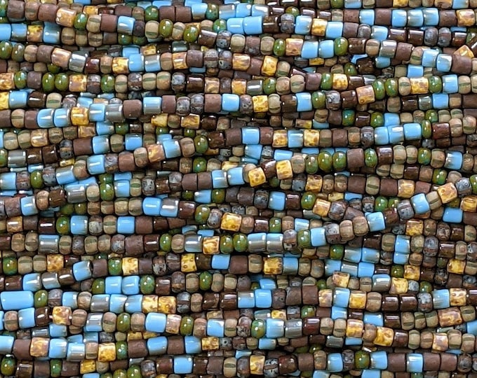 Matte Old World Picasso Bead Mix Assorted Sizes & Shapes 40 Grams (UM10 ...