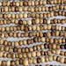 6x4mm Light Brown Water Buffalo Bone Rondelle Beads - 15 Inch Stand ...