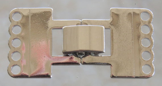 35x17x4mm Platinum Finish Solid Brass Base 5 Strand Latch | Etsy