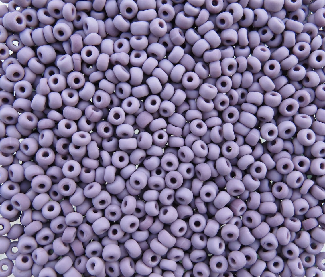 7x4mm (2mm Hole) Matte Opaque Purple Vintage Italian Murano Glass Crow ...