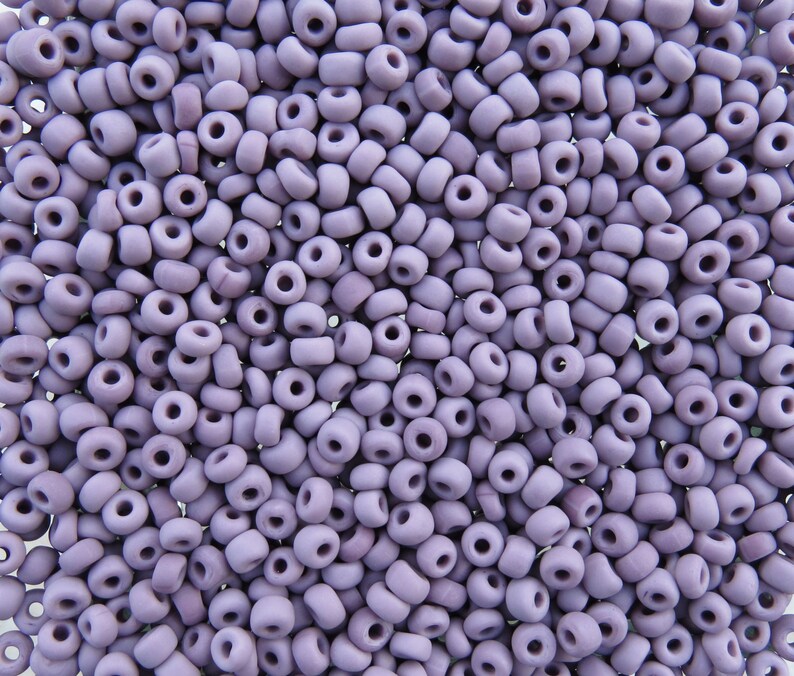 7x4mm 2mm Hole Matte Opaque Purple Vintage Italian Murano - Etsy