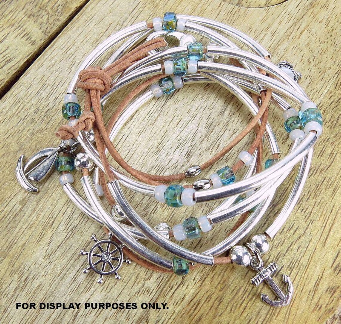 Large 3mm ID Hole 6x3mm Bright Silver Decorative Rondell Alloy | Etsy