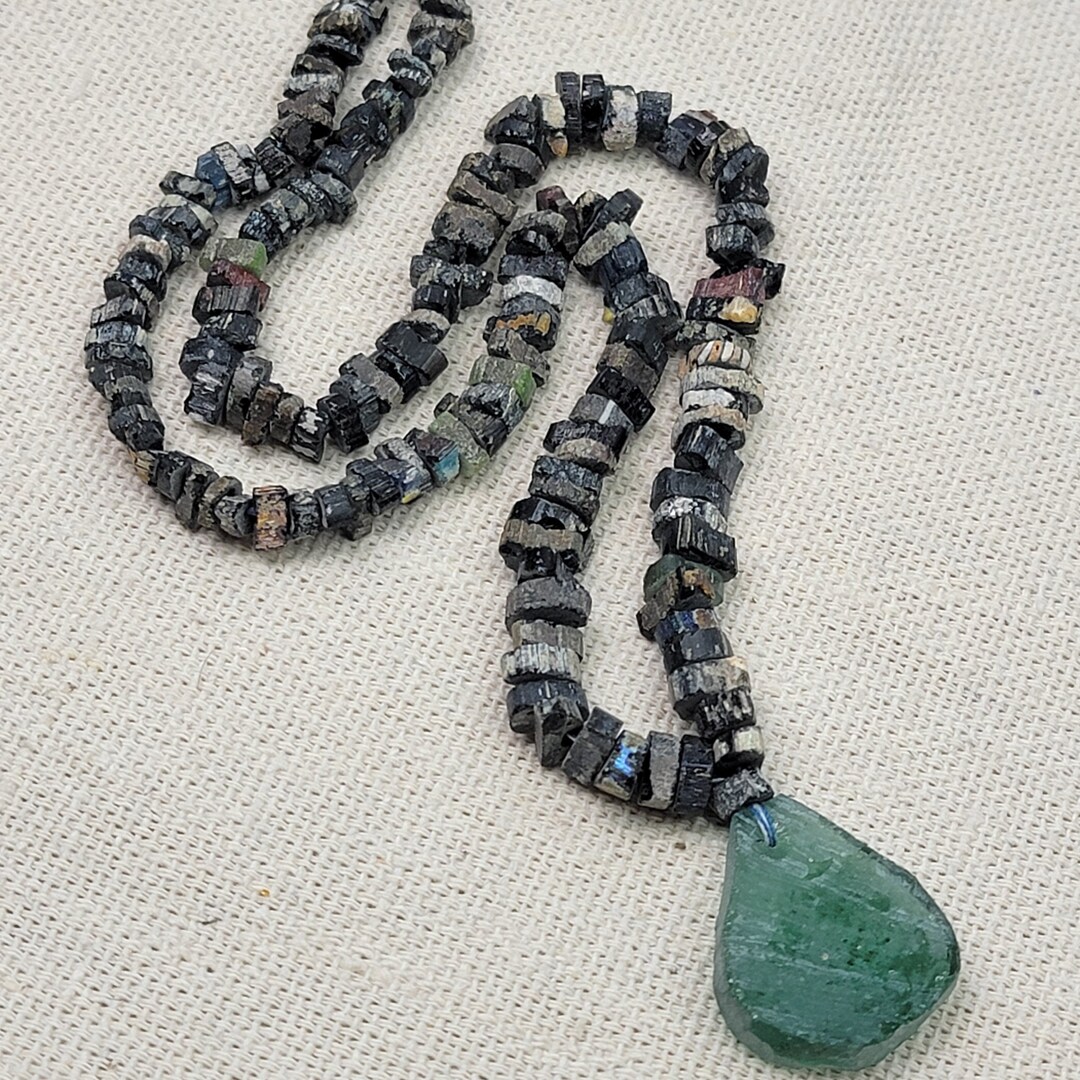 6mm Organically Formed Recycled Ancient Roman Glass Chip Beads - 18 ...