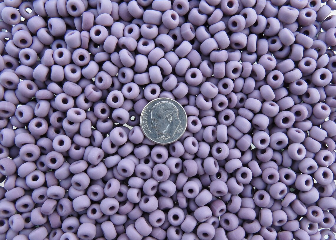 7x4mm (2mm Hole) Matte Opaque Purple Vintage Italian Murano Glass Crow ...