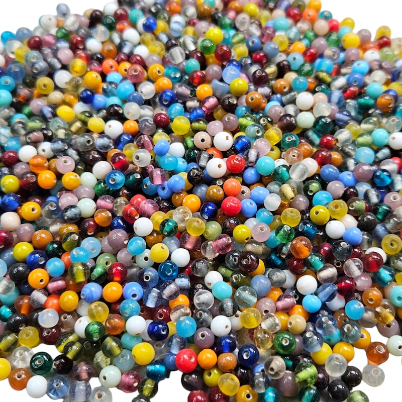 4mm Round Beads - Etsy